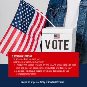 Be An Election Inspector – Ulster County Board of Elections